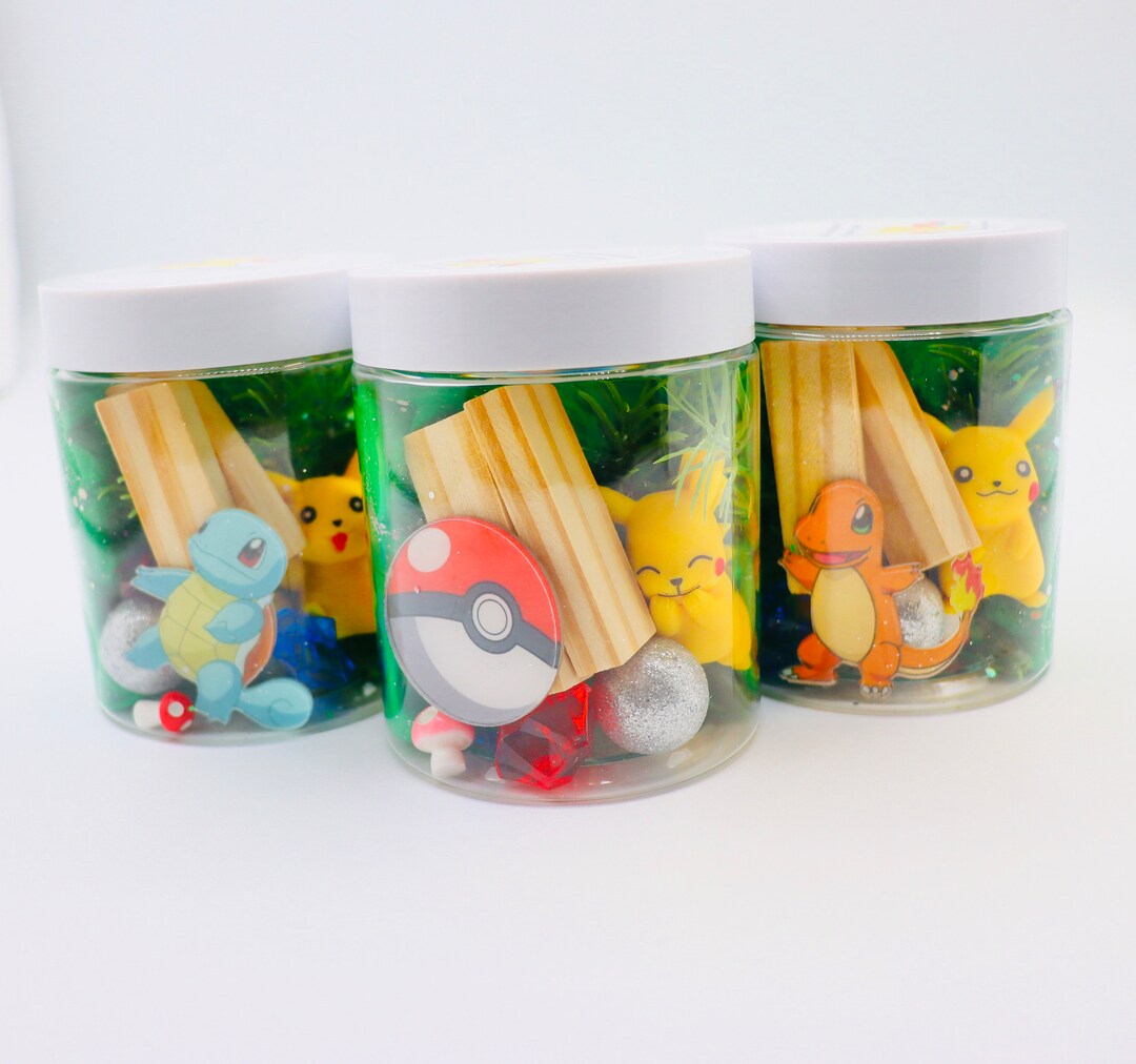 Pokémon Playdough Jar Playdough Jars Playdoughsensory Kit - Etsy