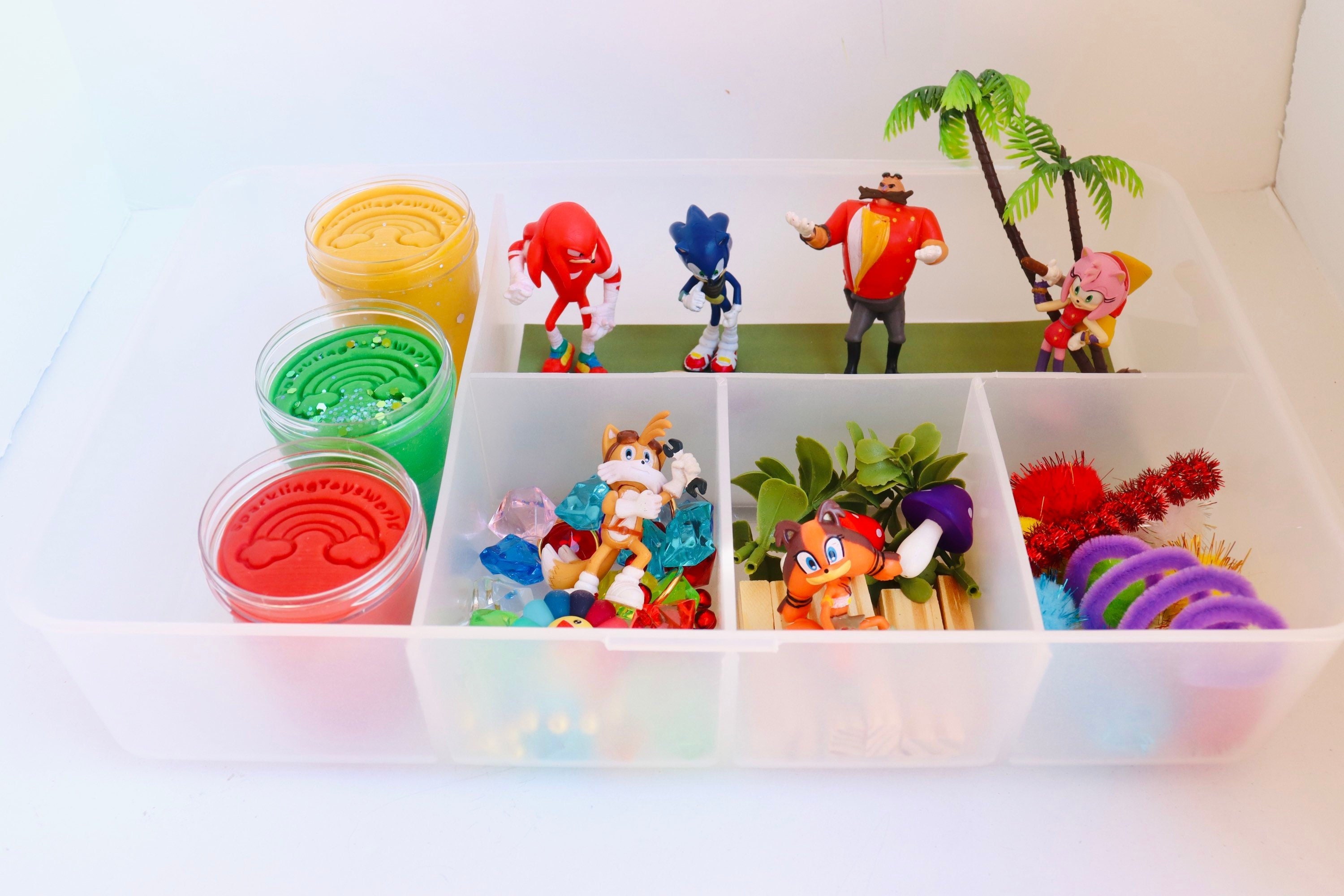 Sonic the Hedgehog Sonic Playdough Kit Playdough Kit - Etsy Ireland