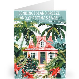 5 Pack Caribbean Christmas Greeting Cards, Caribbean Diaspora Holiday ...