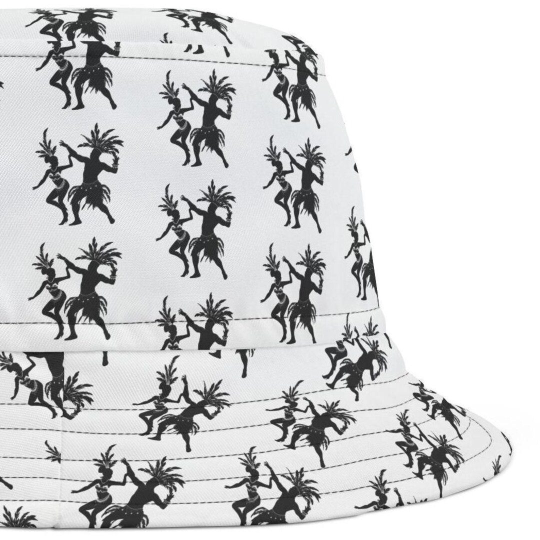 Caribbean Carnival Bucket Hat Celebrate Island Vibes With Dancing ...