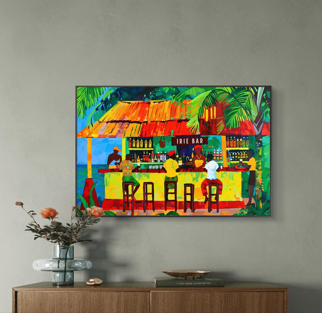 Jamaica Rum Shop 'irie Bar' Poster Print Caribbean Art Poster - Etsy Canada
