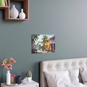 Bridgetown Barbados Painting, Bajan Art of Barbados Caribbean West ...