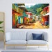 Caribbean Art Canvas, Dominica Art of Lady Wearing Madras Traditional ...