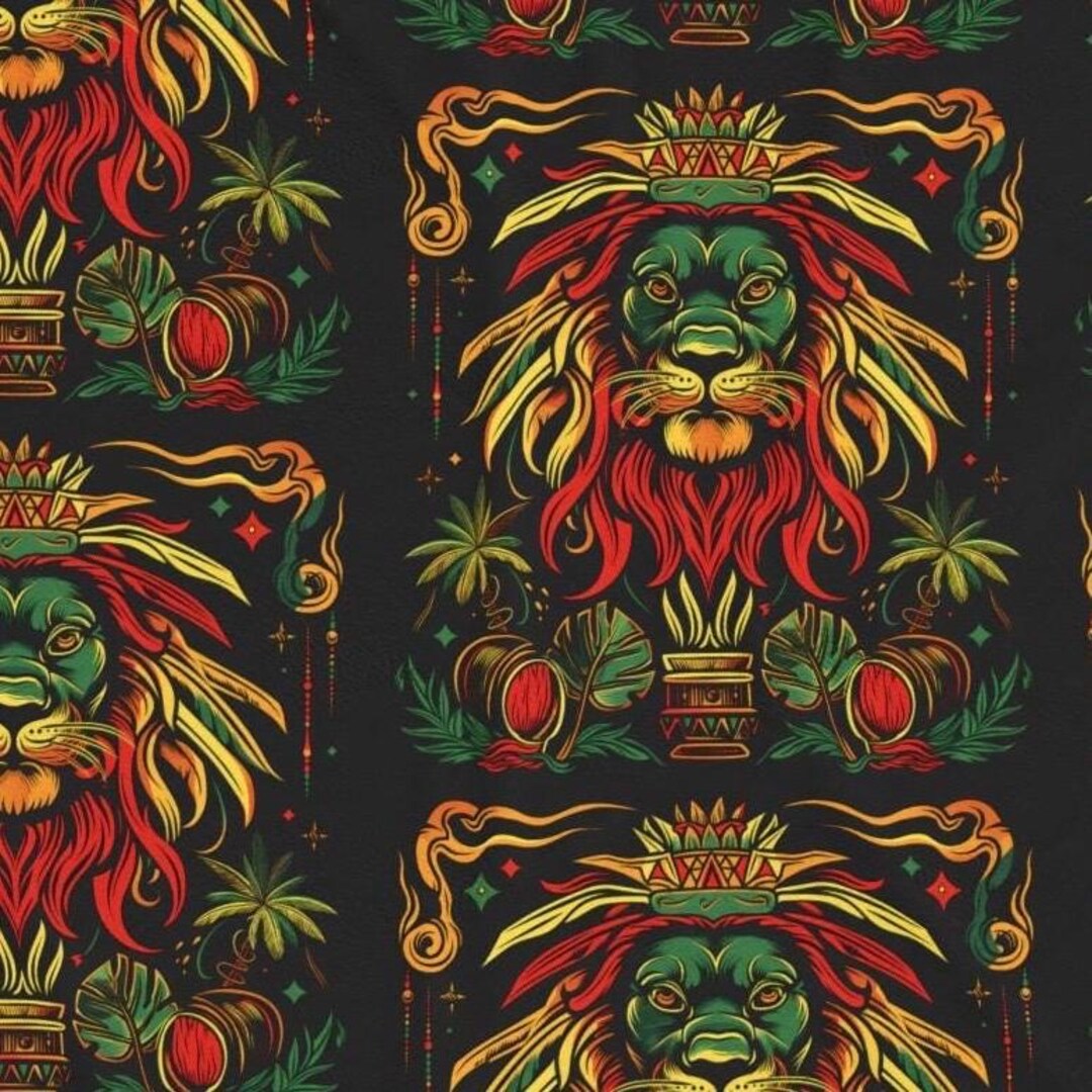 Rasta Lion of Judah Velveteen Plush Blanket, Cozy Home Decor, Unique ...