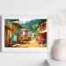 Caribbean Art Canvas, Dominica Art of Lady Wearing Madras Traditional ...