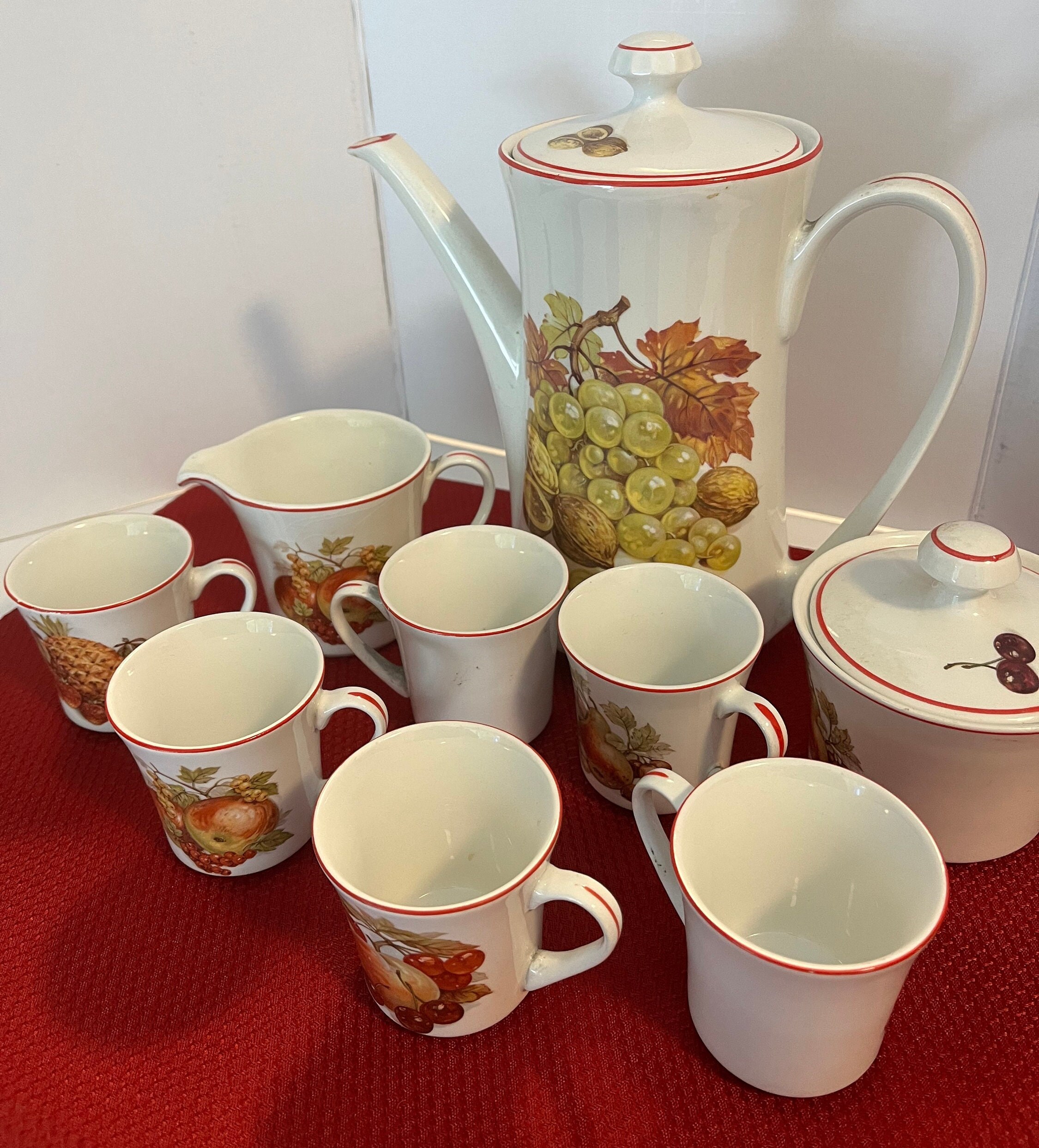 Pontesa Vintage Ironstone Tea Set - Etsy