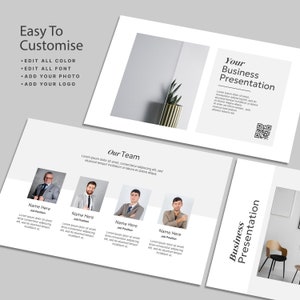 Clean Powerpoint Template | PPT White Modern | Business Presentation ...