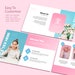Pink Blue Powerpoint Template | Presentation Slide | Business Strategy ...