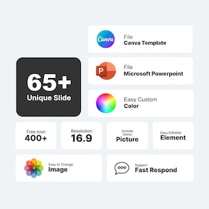 Yellow Blue Powerpoint Template | Report Presentation | Business Slide ...