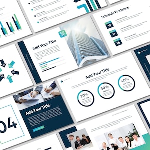 Modern Blue Powerpoint Template | Business Presentation | PPT ...