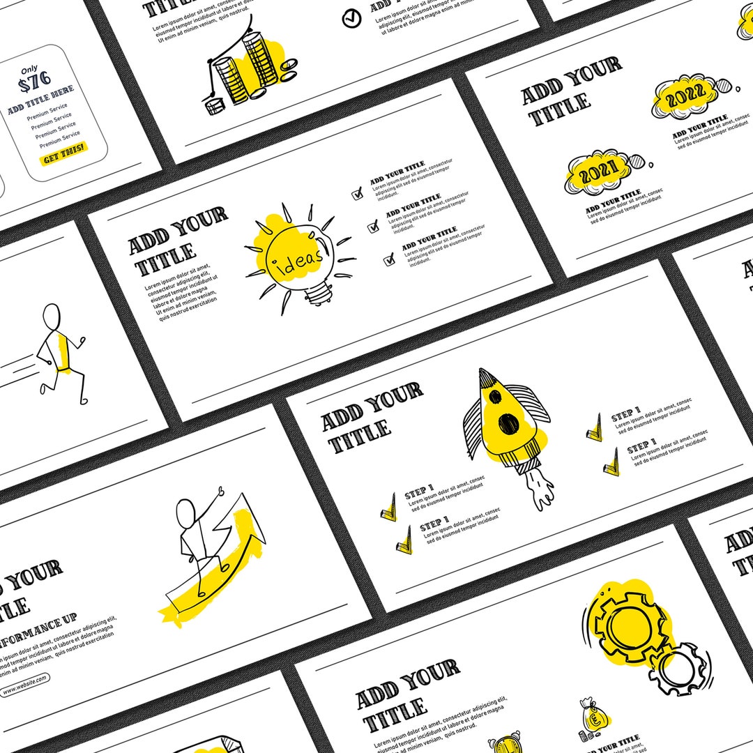 Sketch Pencil Powerpoint Template | PPT Handraw | Presentation Slide ...