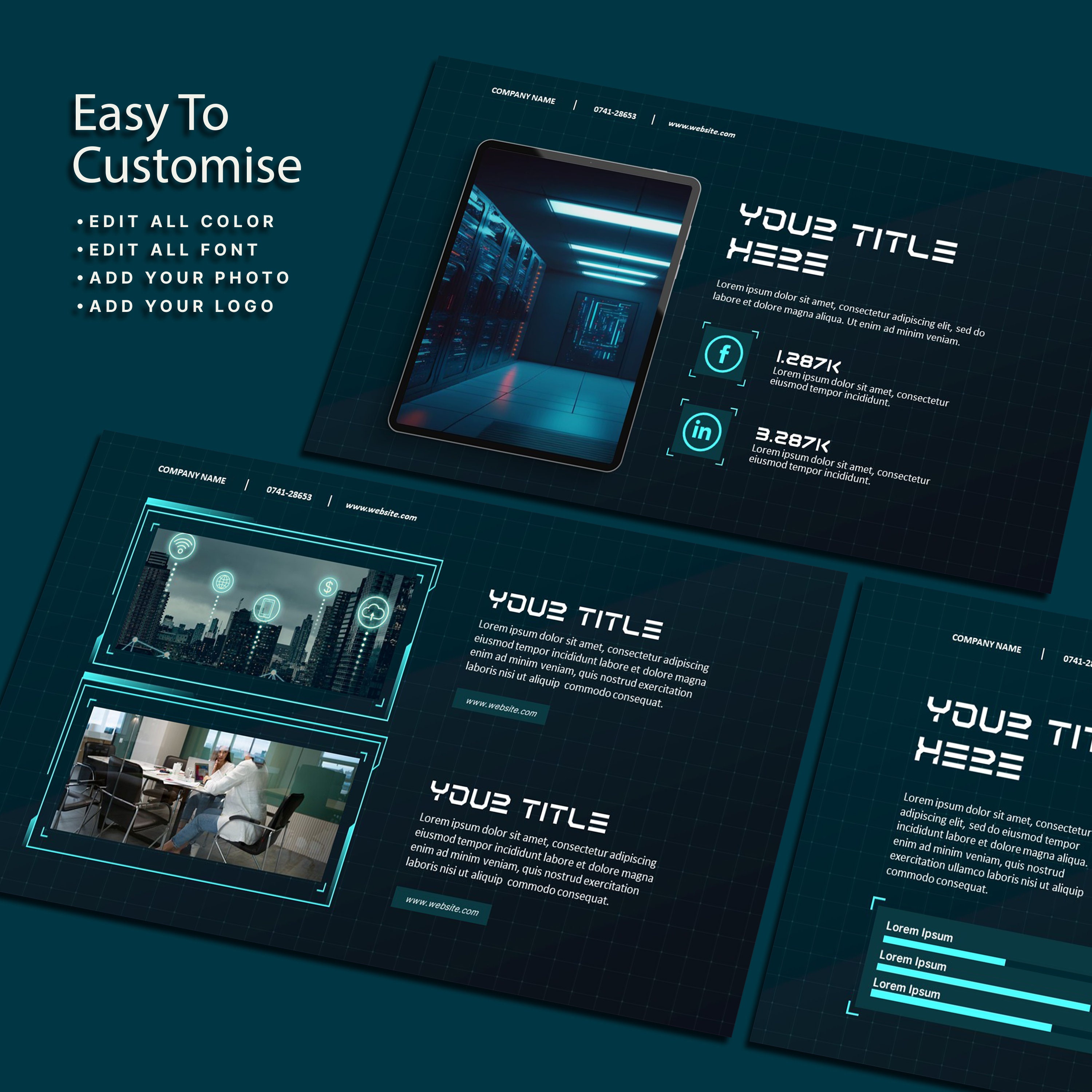 Technology Powerpoint Template | PPT Modern | Business Presentation ...
