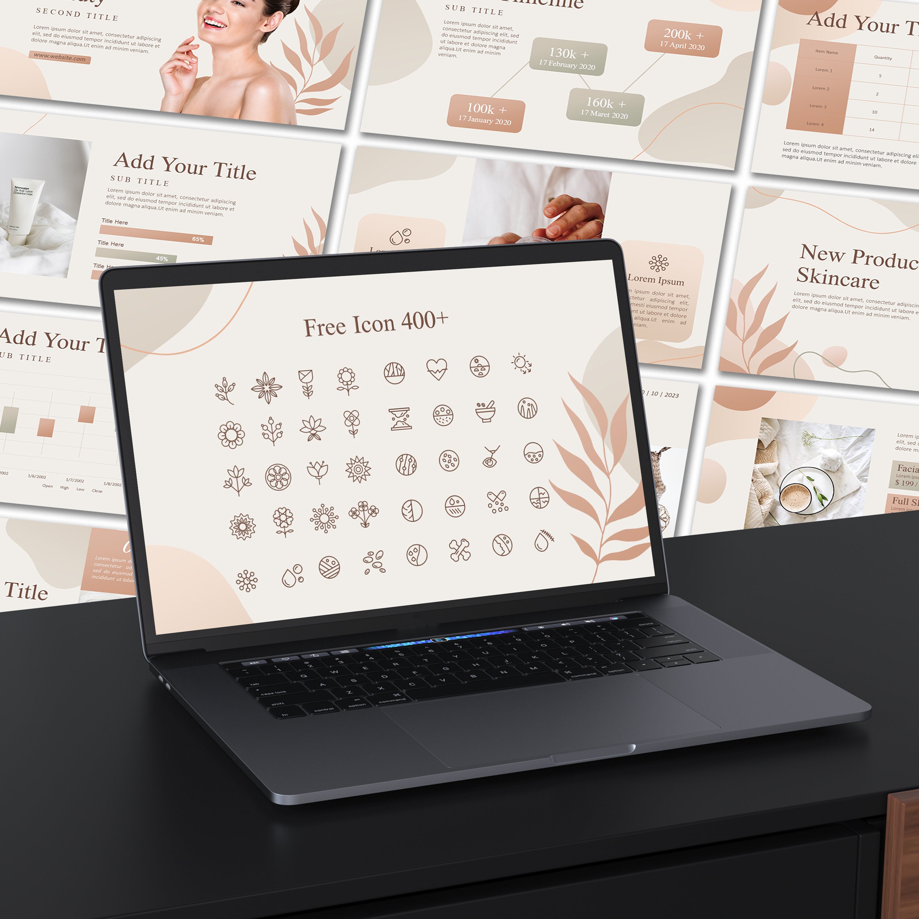 Beauty Powerpoint Template | PPT Minimalist | Presentation Slide ...