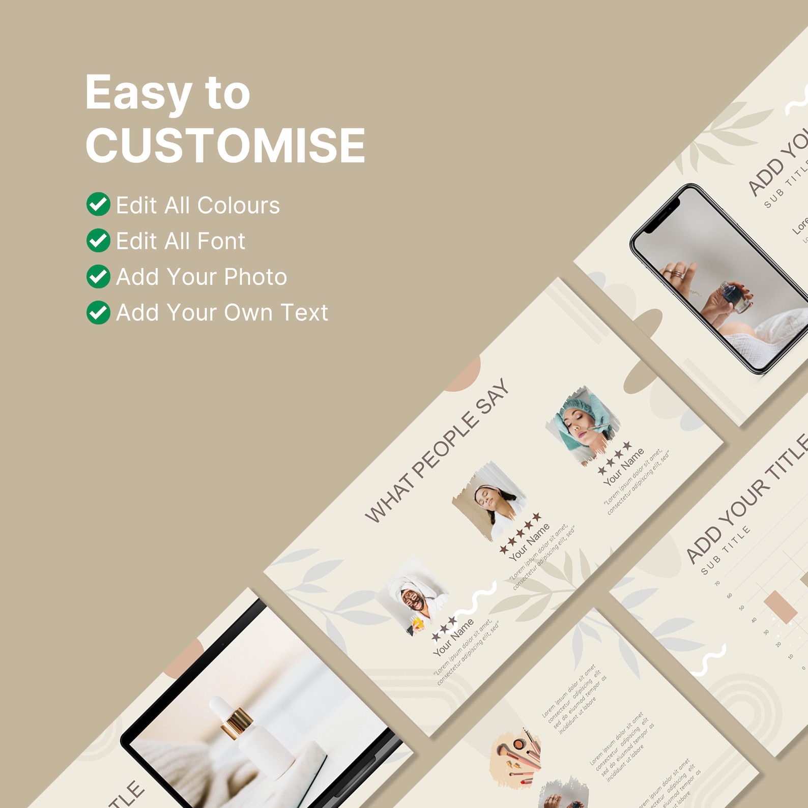 Pastel Powerpoint Template PPT Minimalist Work Summary Business ...