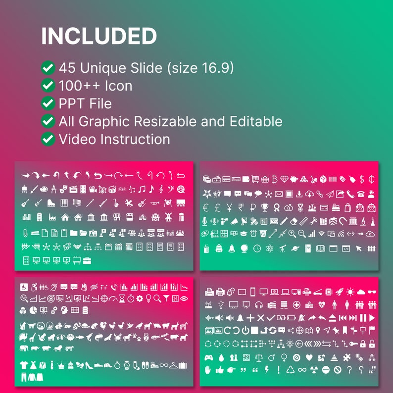 Gradient Modern Powerpoint Template 2023 Minimalist - Etsy