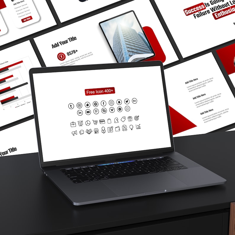Red and Black Powerpoint Template | Business Presentation | PPT ...