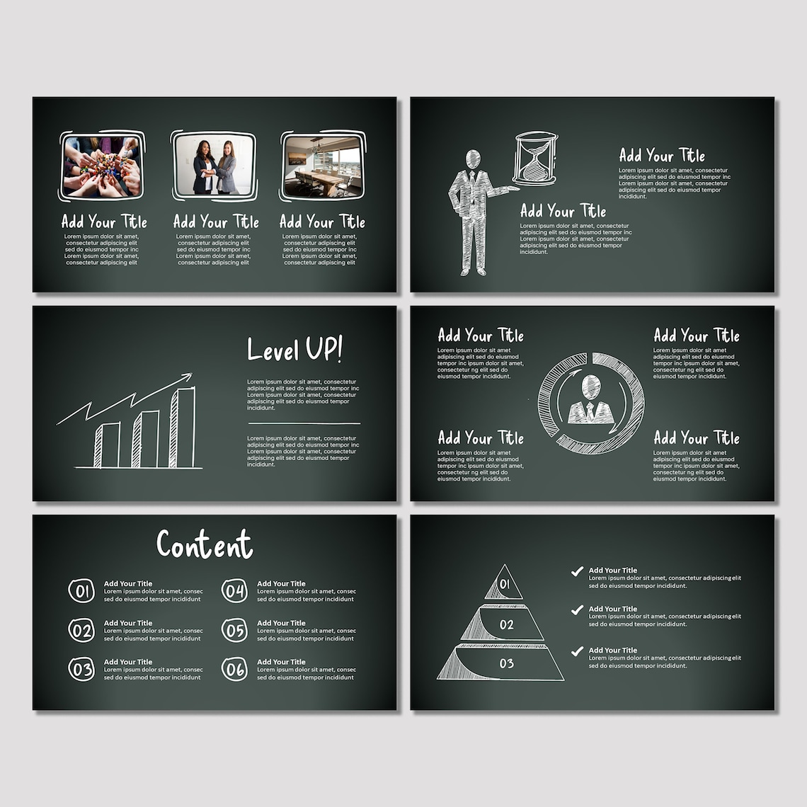 Hand Drawn Powerpoint Template | PPT Chalk Board | Creative Pesentation | Clean and Modern ...