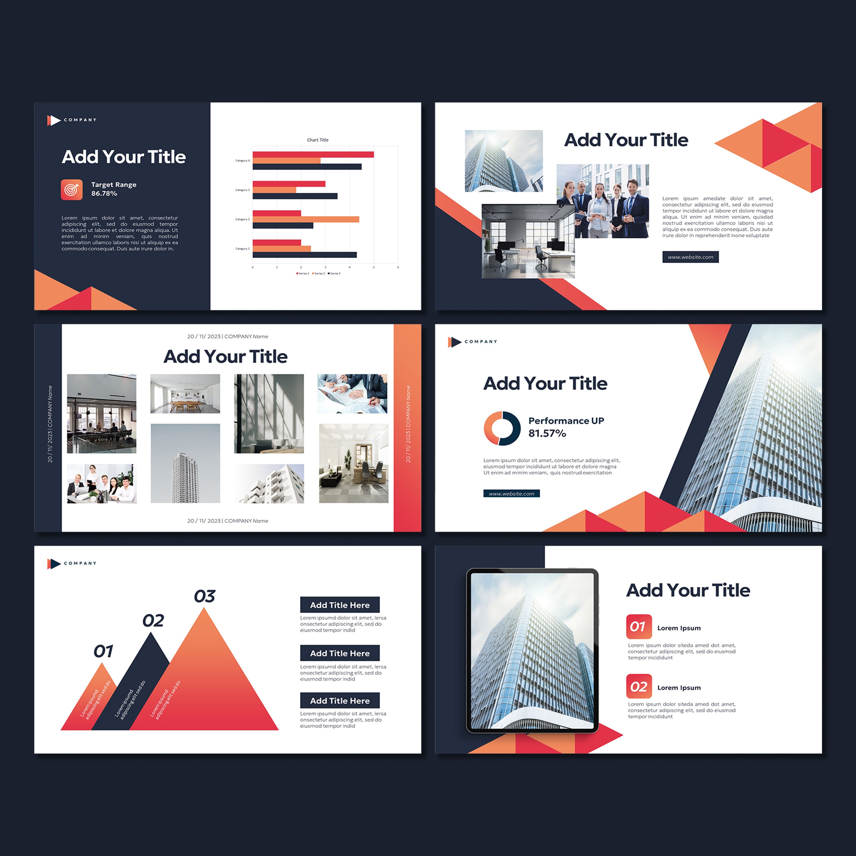 Orange Modern Powerpoint Template | Presentation Slide | PPT Magezine ...