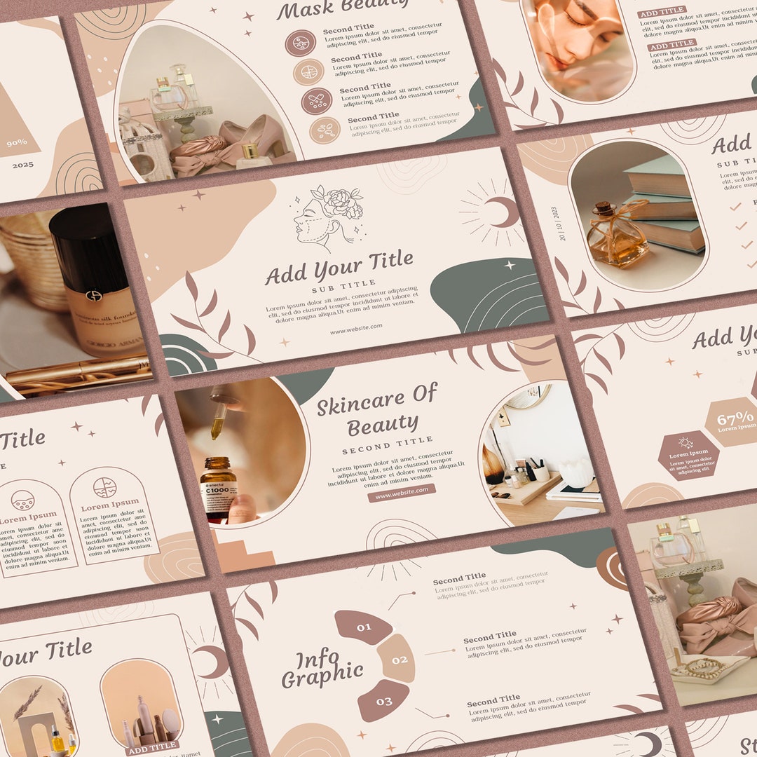 Boho Powerpoint Template | PPT Template | Persetation Slide | Business ...