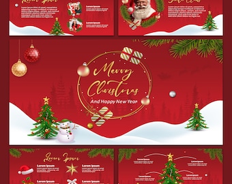Christmas Powerpoint Presentation Template, Christmas and New Year ...