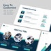 Modern Blue Powerpoint Template Business Presentation PPT Minimalist ...