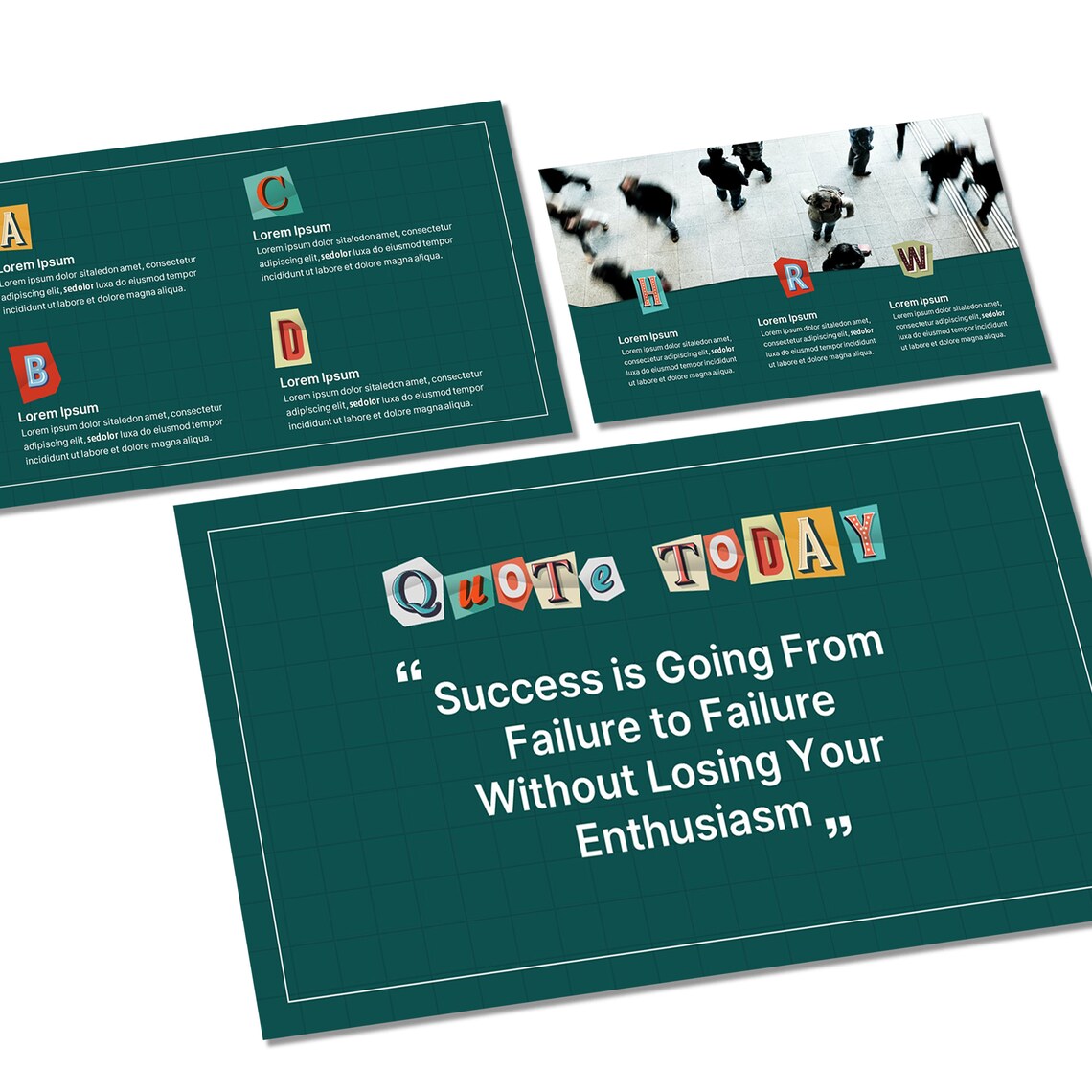 RANSOM Powerpoint Template | Ransom Letter | Alphabet Letters ...