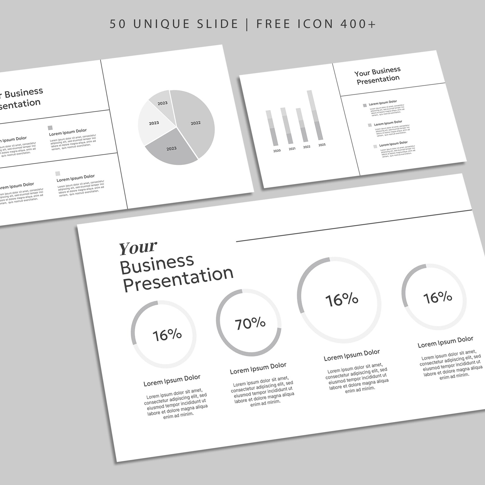 Clean Powerpoint Template | PPT White Modern | Business Presentation ...