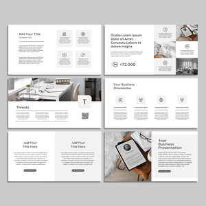 Clean Powerpoint Template | PPT White Modern | Business Presentation ...