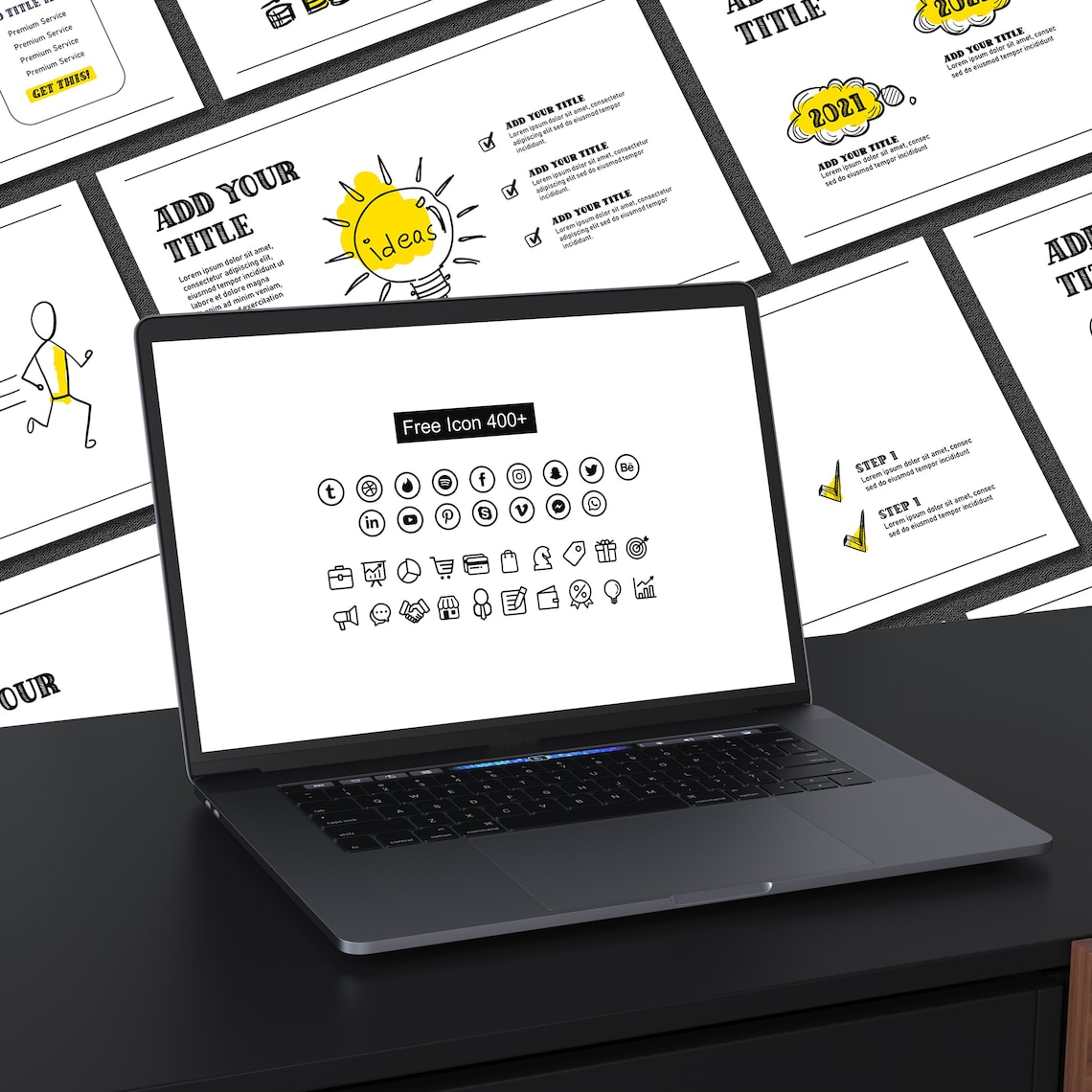 Sketch Pencil Powerpoint Template | PPT Handraw | Presentation Slide ...