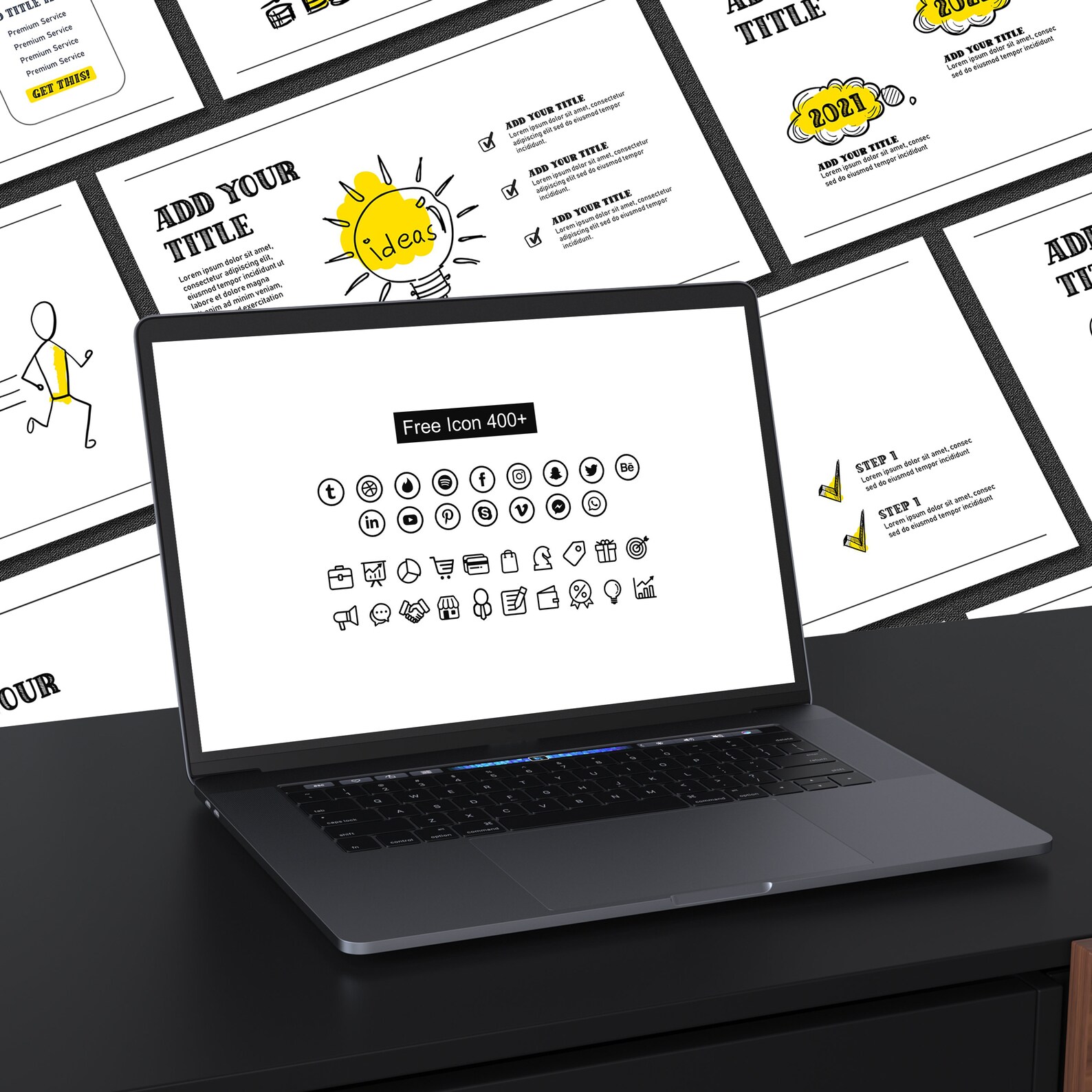 Sketch Pencil Powerpoint Template | PPT Handraw | Presentation Slide ...