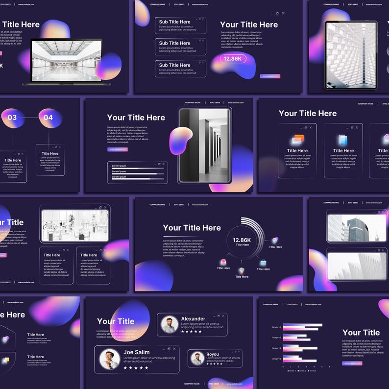 Modern Powerpoint Template | PPT Technology | Minimalist Persentation ...