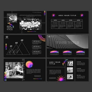 Black Gradient Powerpoint Template | Business Presentation | PPT ...