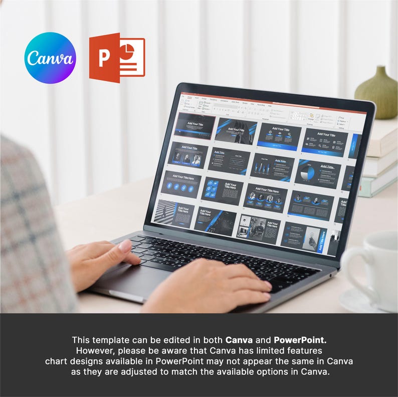Modern Blue Powerpoint Template 2026, PPT Minimalist, Persentation ...