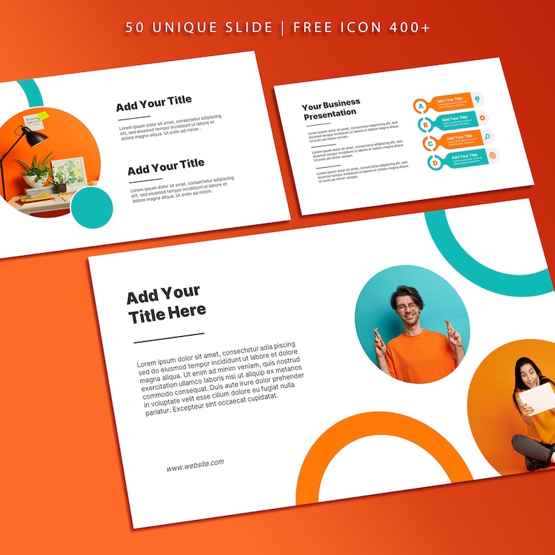 Orange Modern Powerpoint Template | PPT Modern | Business Presentation ...
