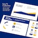 Yellow Blue Powerpoint Template | Report Presentation | Business Slide ...