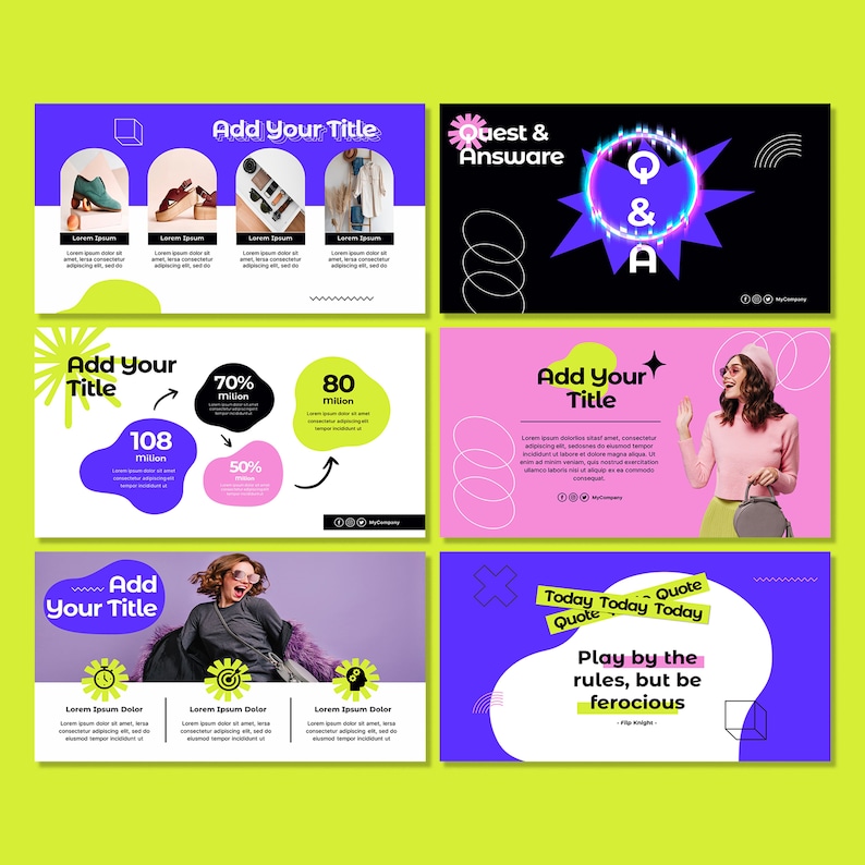 Unique Powerpoint Template | Creative Persentation | Fashion Business ...