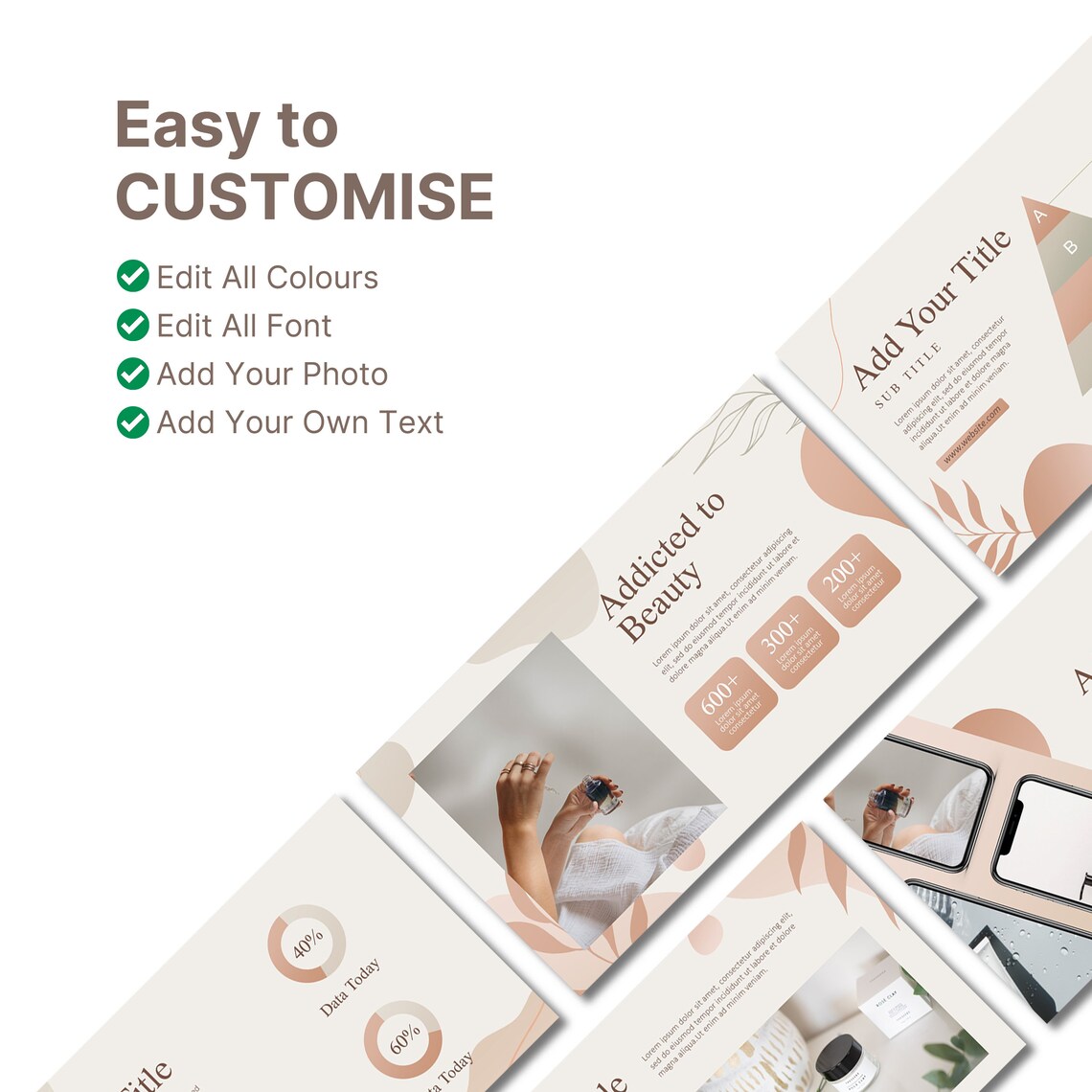Beauty Powerpoint Template | PPT Minimalist | Presentation Slide ...