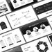 Monochrome Powerpoint Template Presentation Slide PPT Minimalist Clean ...