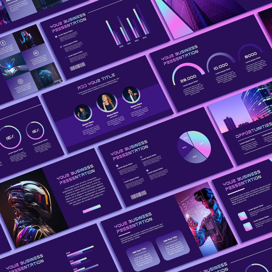 Futuristic Powerpoint Template | PPT Technology | Minimalist ...