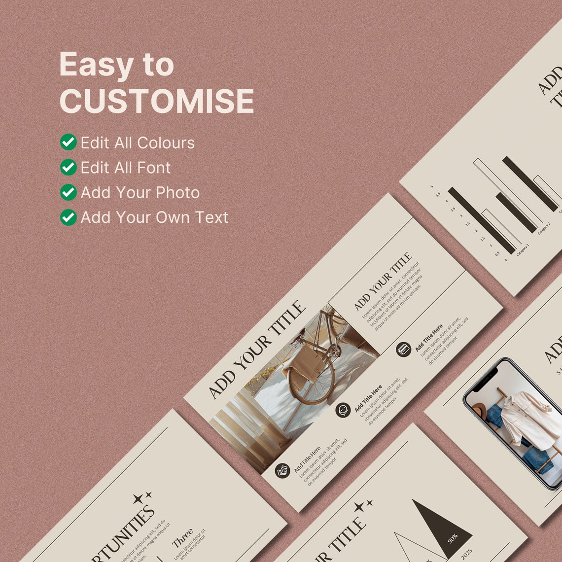 Clean Powerpoint Template | Minimalist Persentation | Fashion Business ...