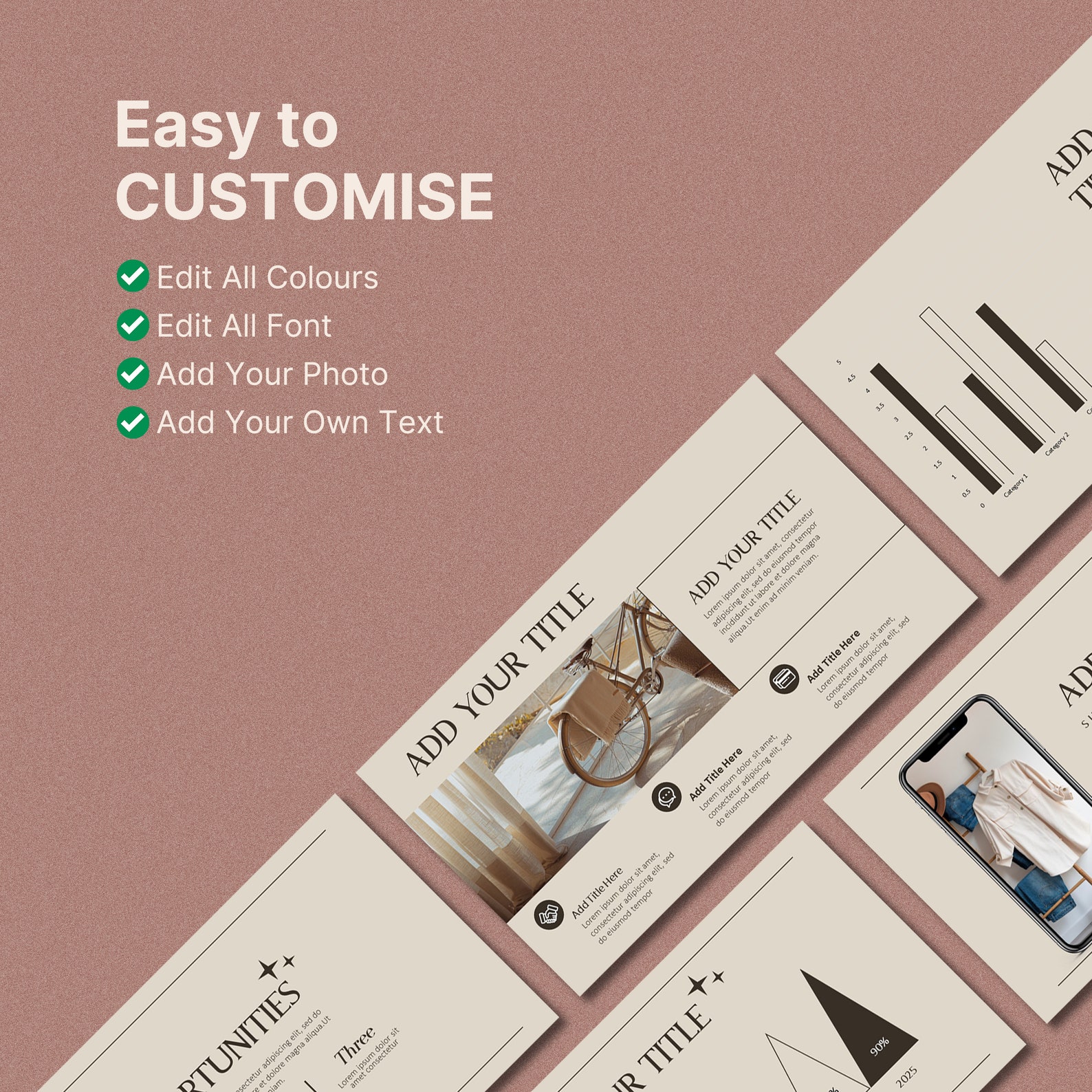 Clean Powerpoint Template | Minimalist Persentation | Fashion Business ...