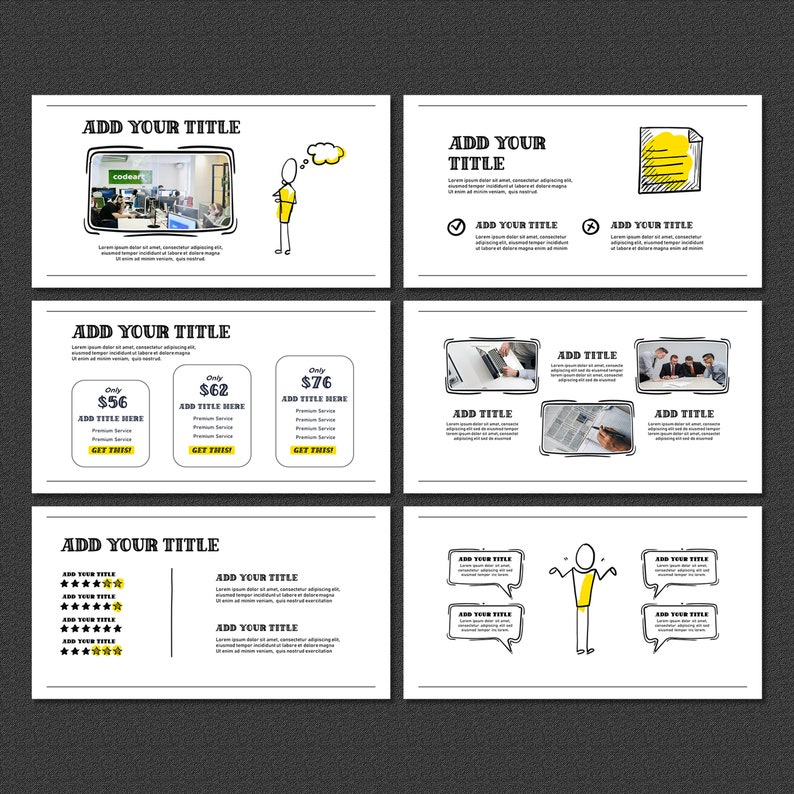 Sketch Pencil Powerpoint Template | PPT Handraw | Presentation Slide ...