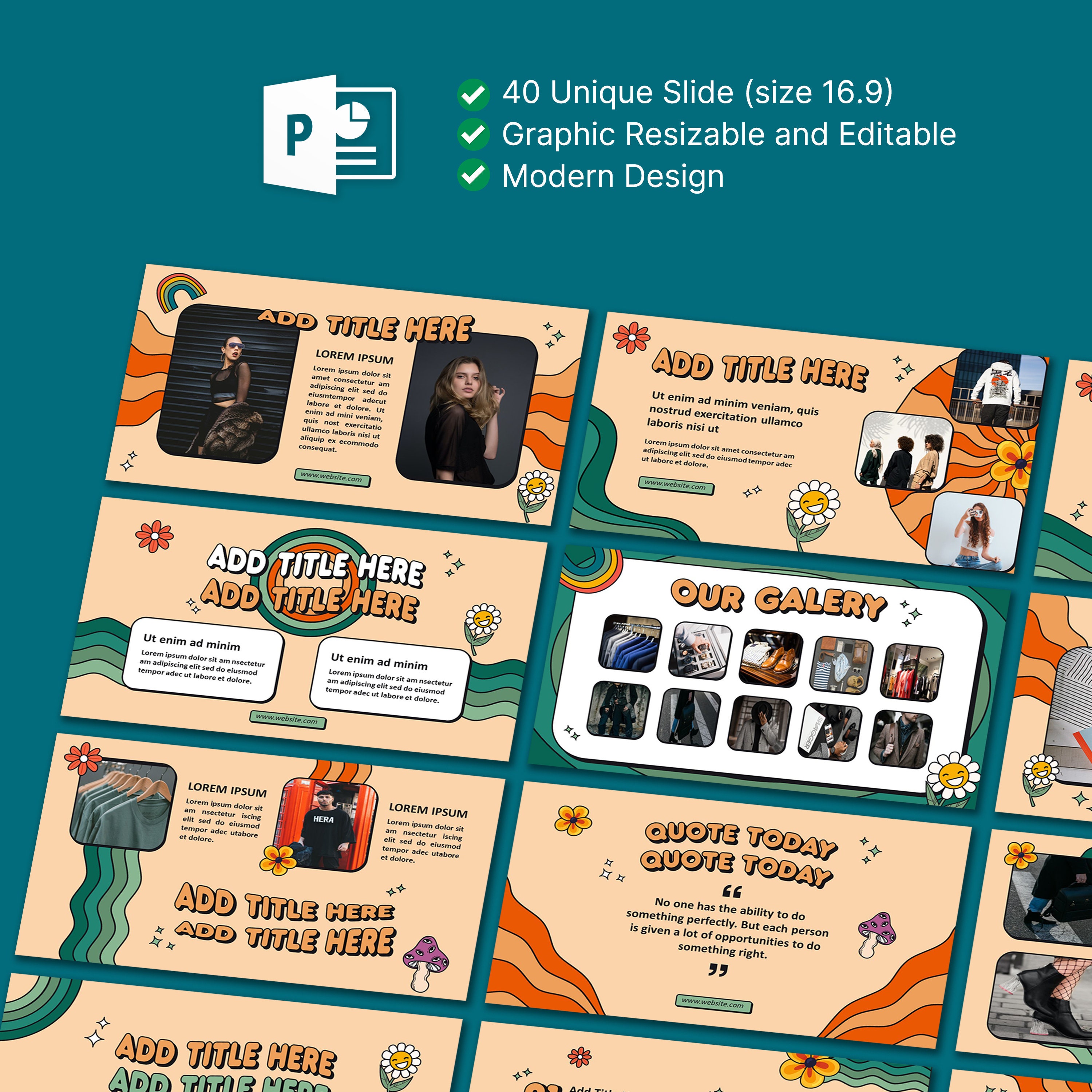 Retro Powerpoint Template 2025 | Powerpoint Business | Modern Templates ...