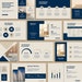 Minimal Blue Powerpoint Template PPT Minimalist Persentation Slide ...