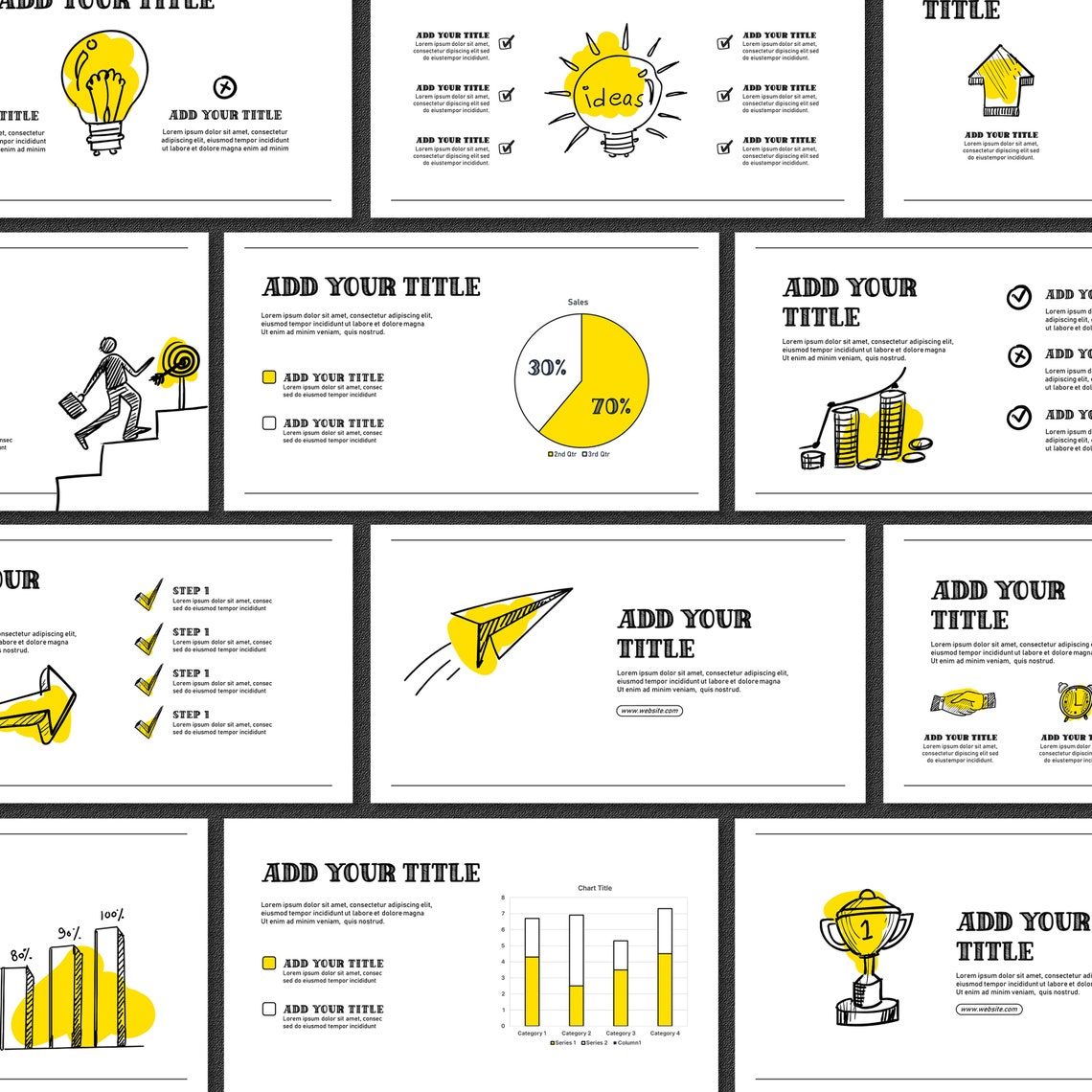 Sketch Pencil Powerpoint Template | PPT Handraw | Presentation Slide ...