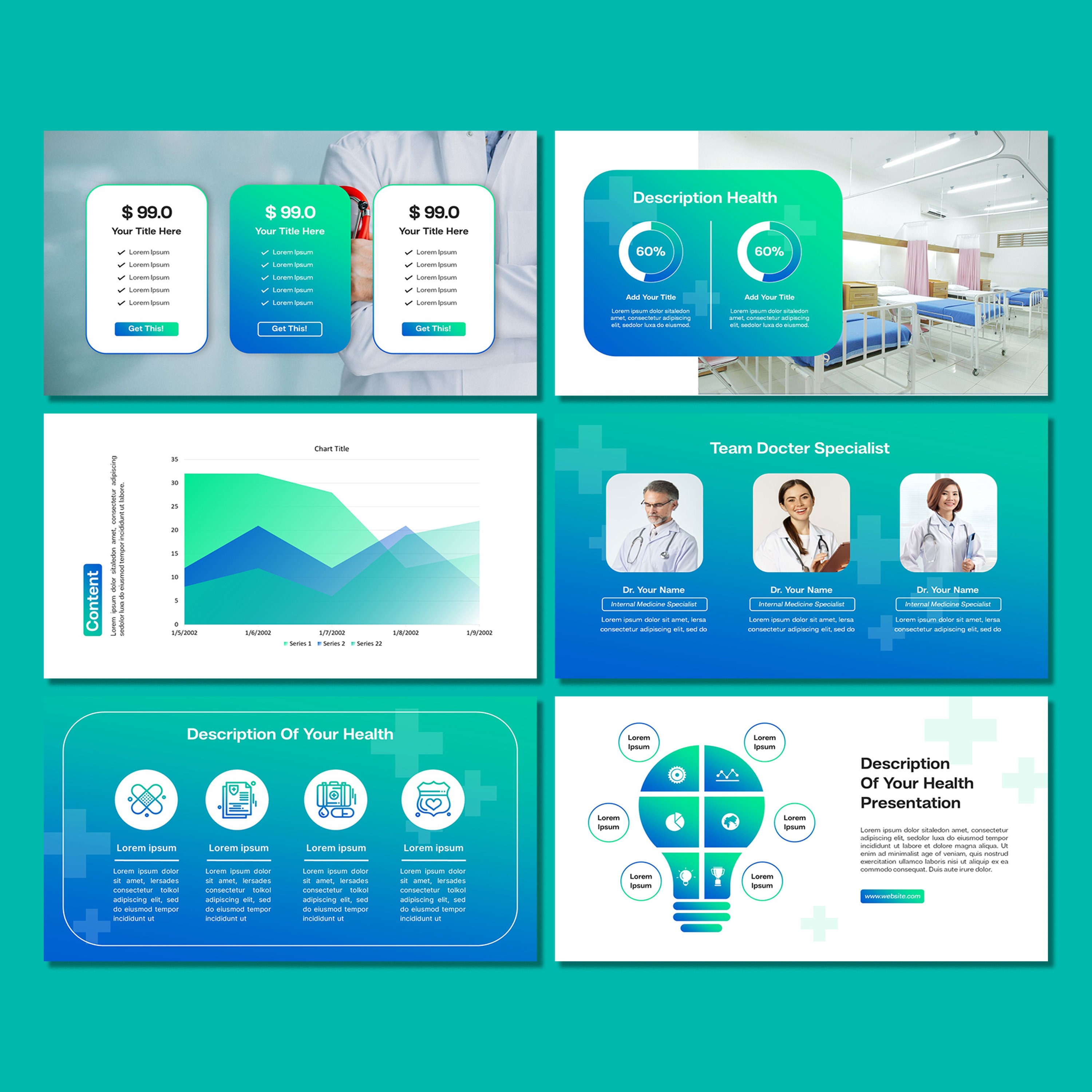 Healthcare Powerpoint Template | Medical Persentation | Business Slide ...
