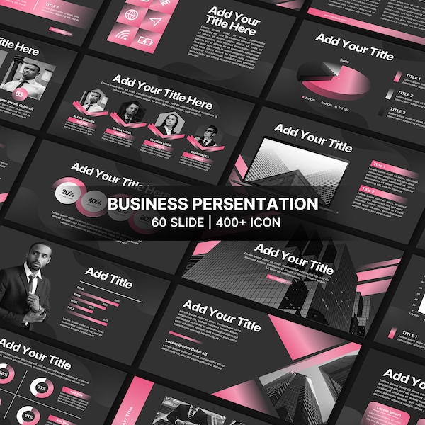 Unique Powerpoint Template Creative Persentation Fashion Business ...