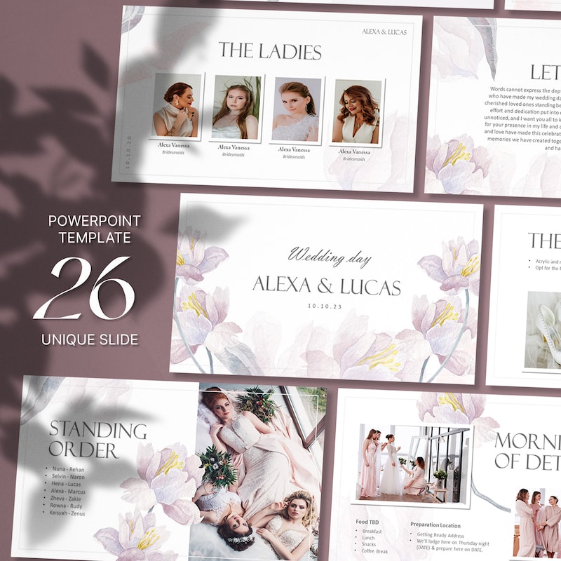 Wedding Presentation Design - Etsy UK