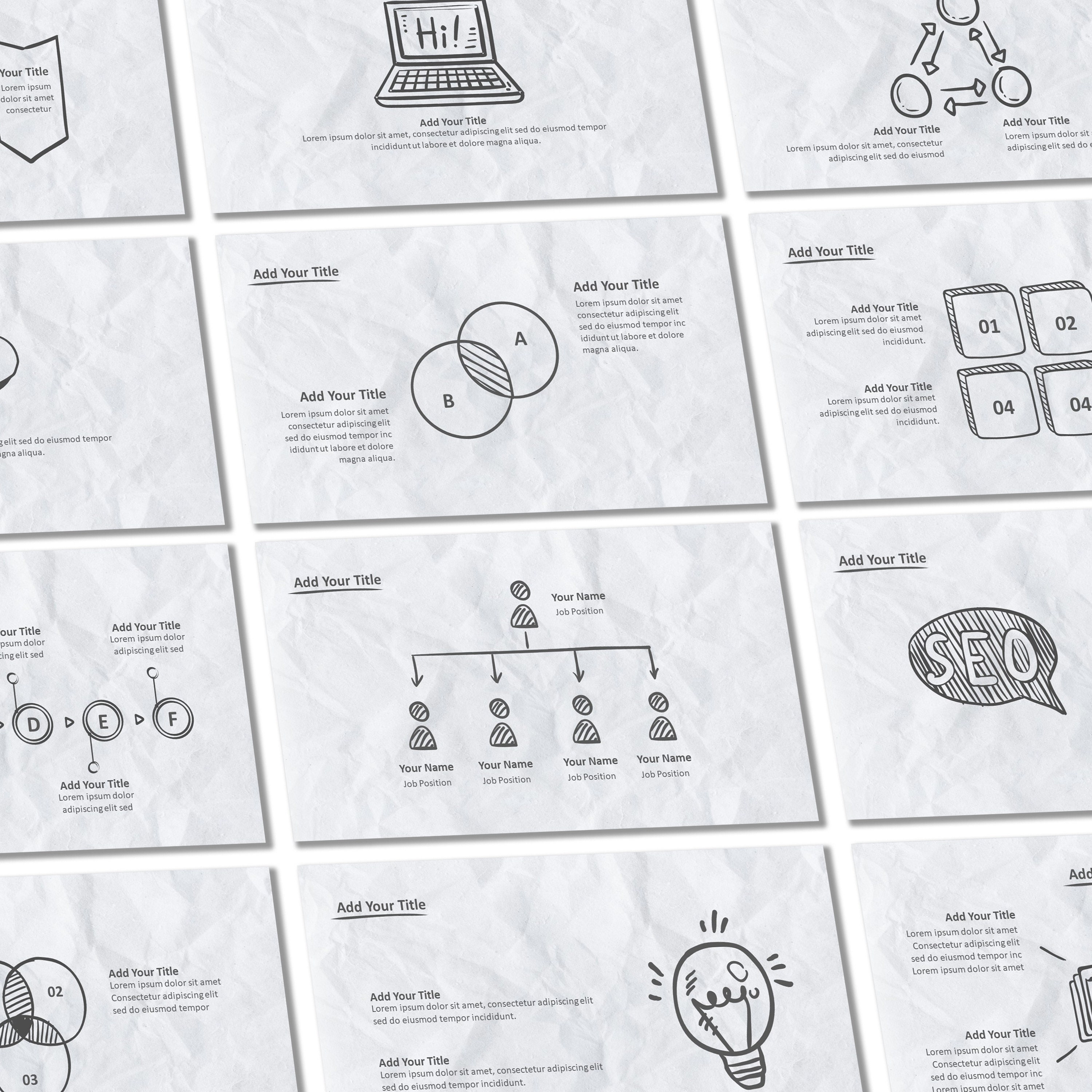 Handraw Powerpoint Template Persetation Slides Infographic for Business ... Handraw Powerpoint Template Persetation Slides Infographic for Business ...