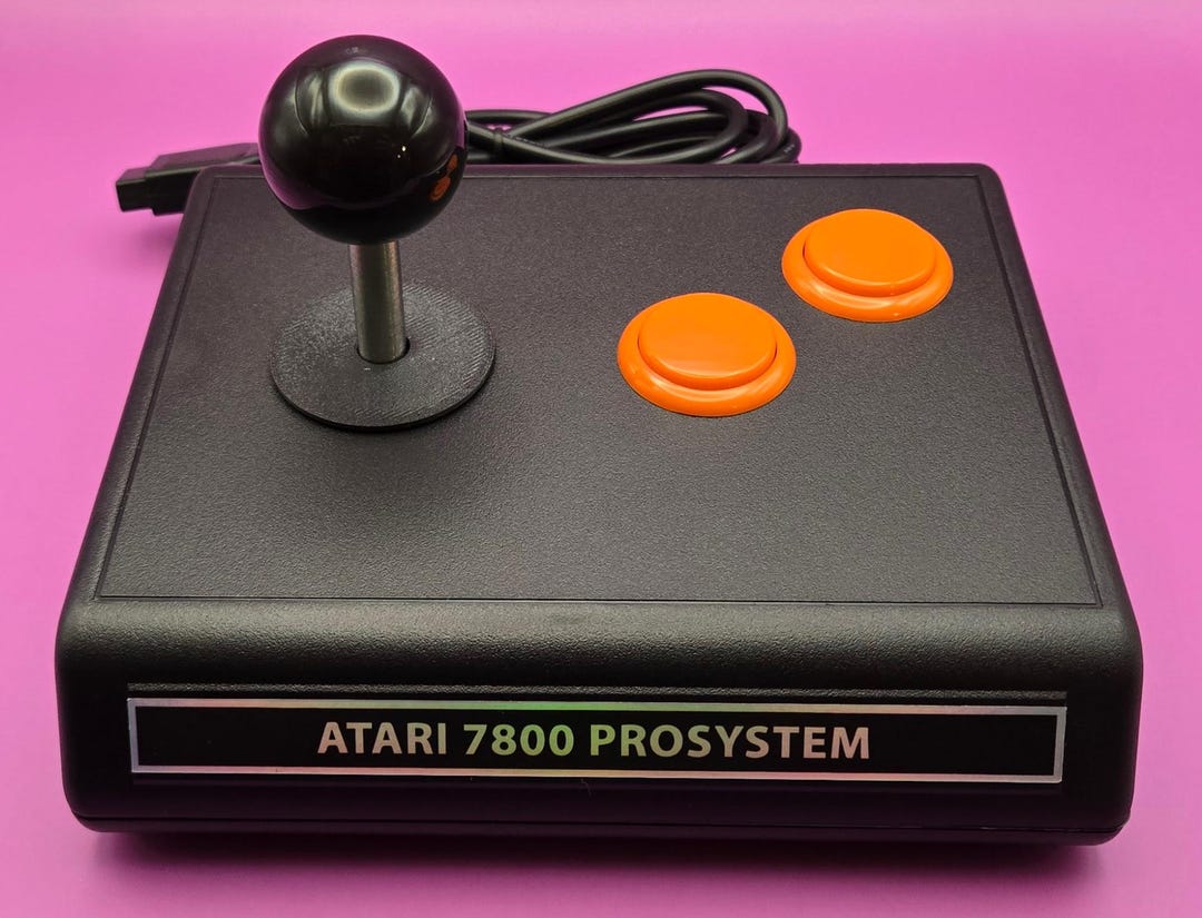 Atari 7800 Custom Arcade Style Controller - Premium Slim Edition - Etsy